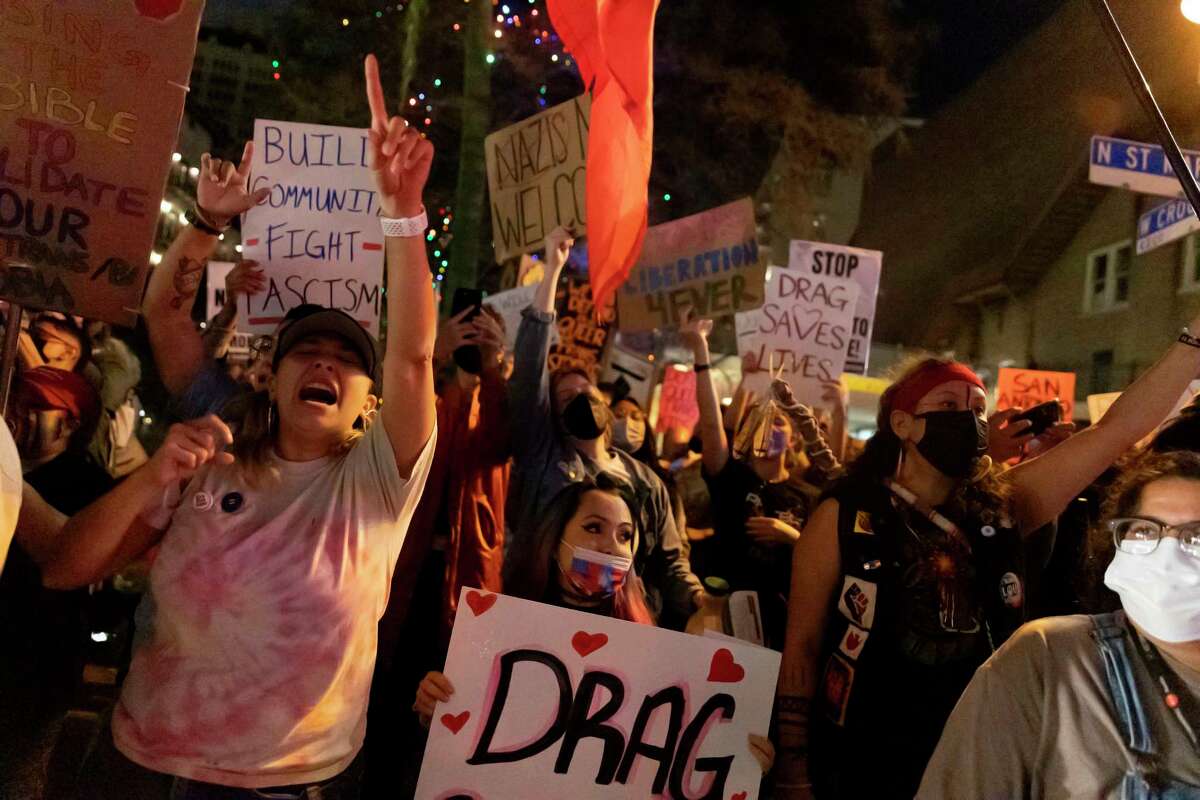 San Antonio drag show protests, counter-protests get heated