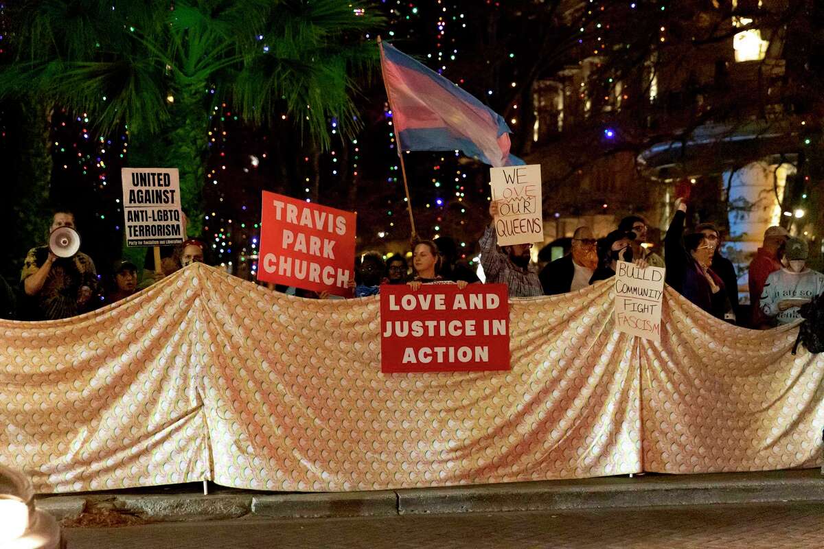 San Antonio drag show protests, counter-protests get heated