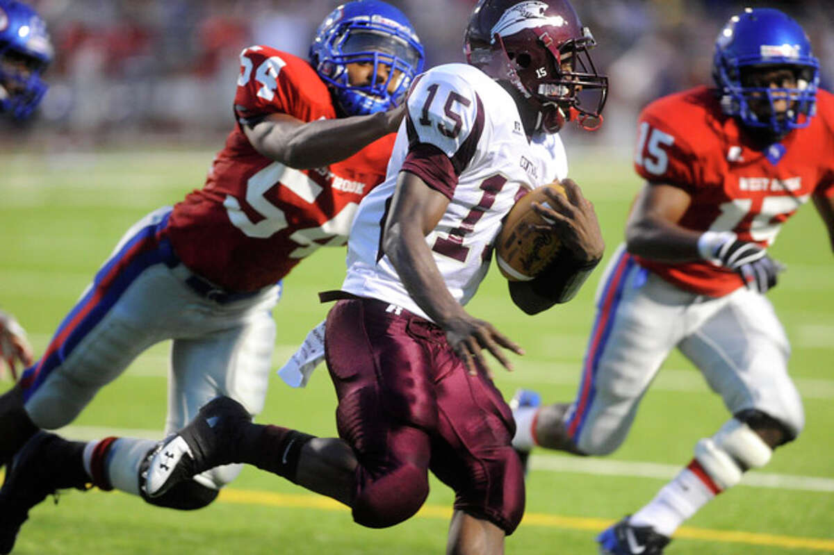 West Brook beats Central 55-7
