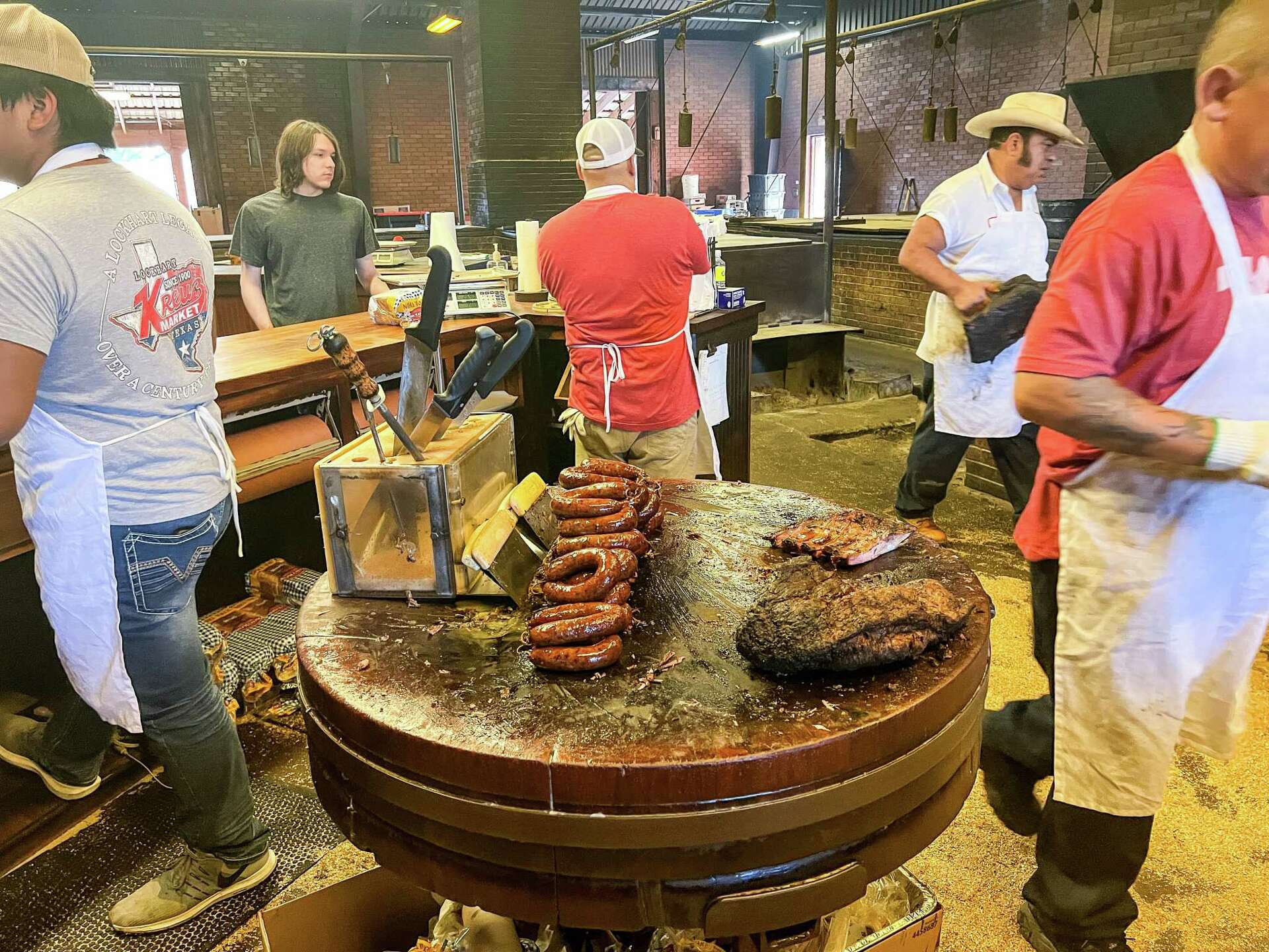 The barbecue experience is as big as Texas at Kreuz Market in Lockhart