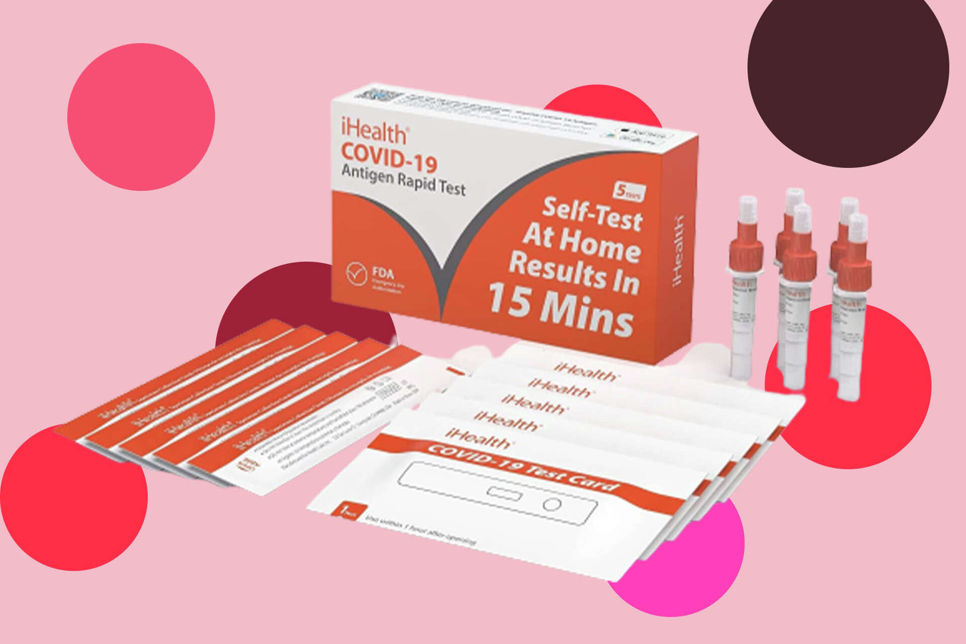 Get a 5-pack of COVID tests for 20% off on Amazon Prime