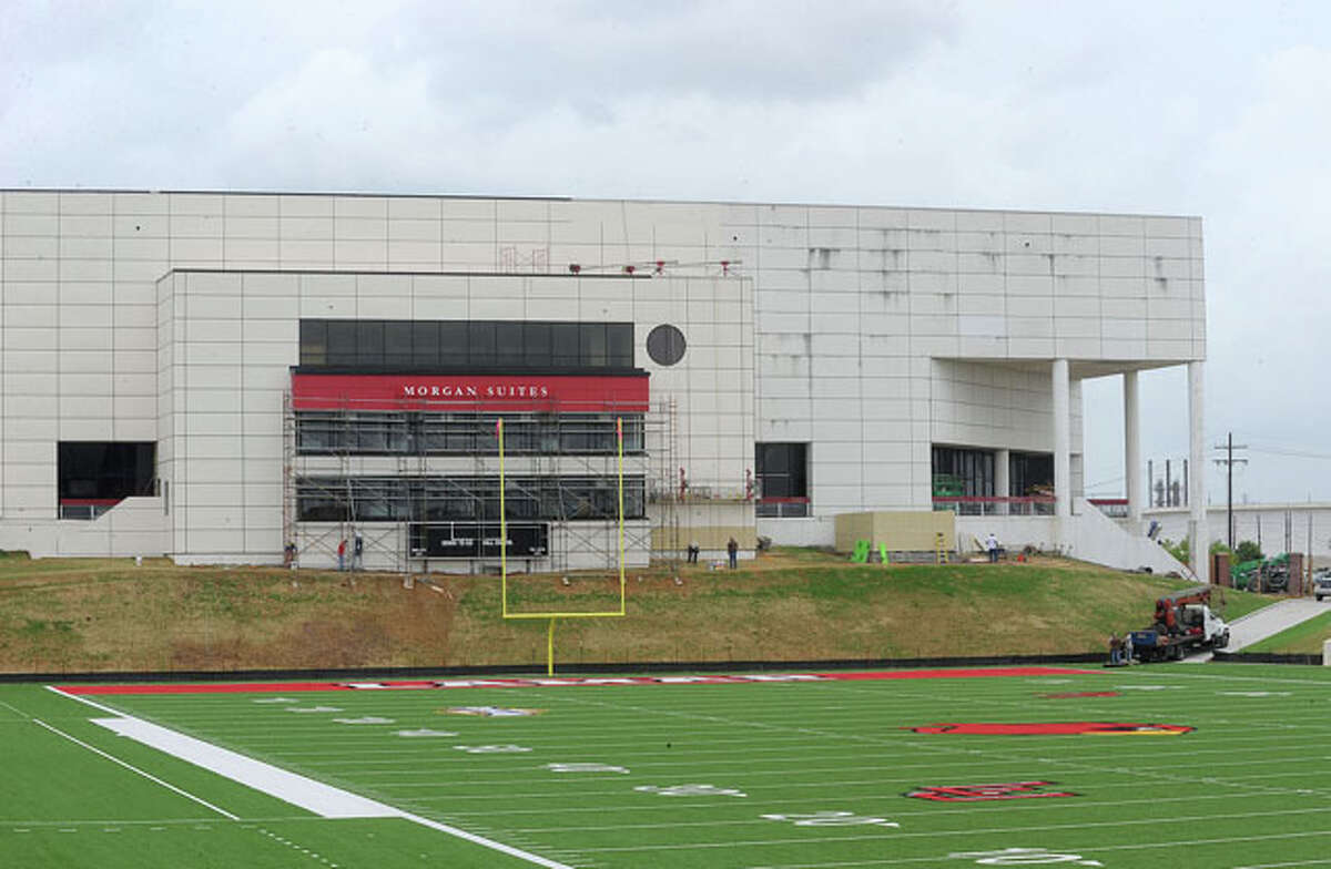 Lamar University Stadium near completion