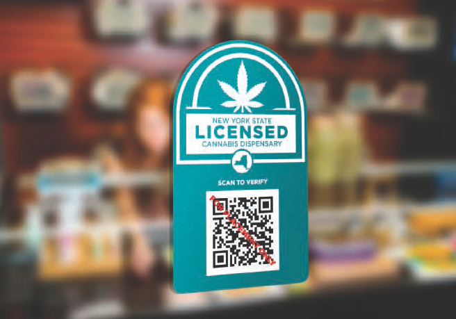 If you see this symbol, you'll know your cannabis is legit