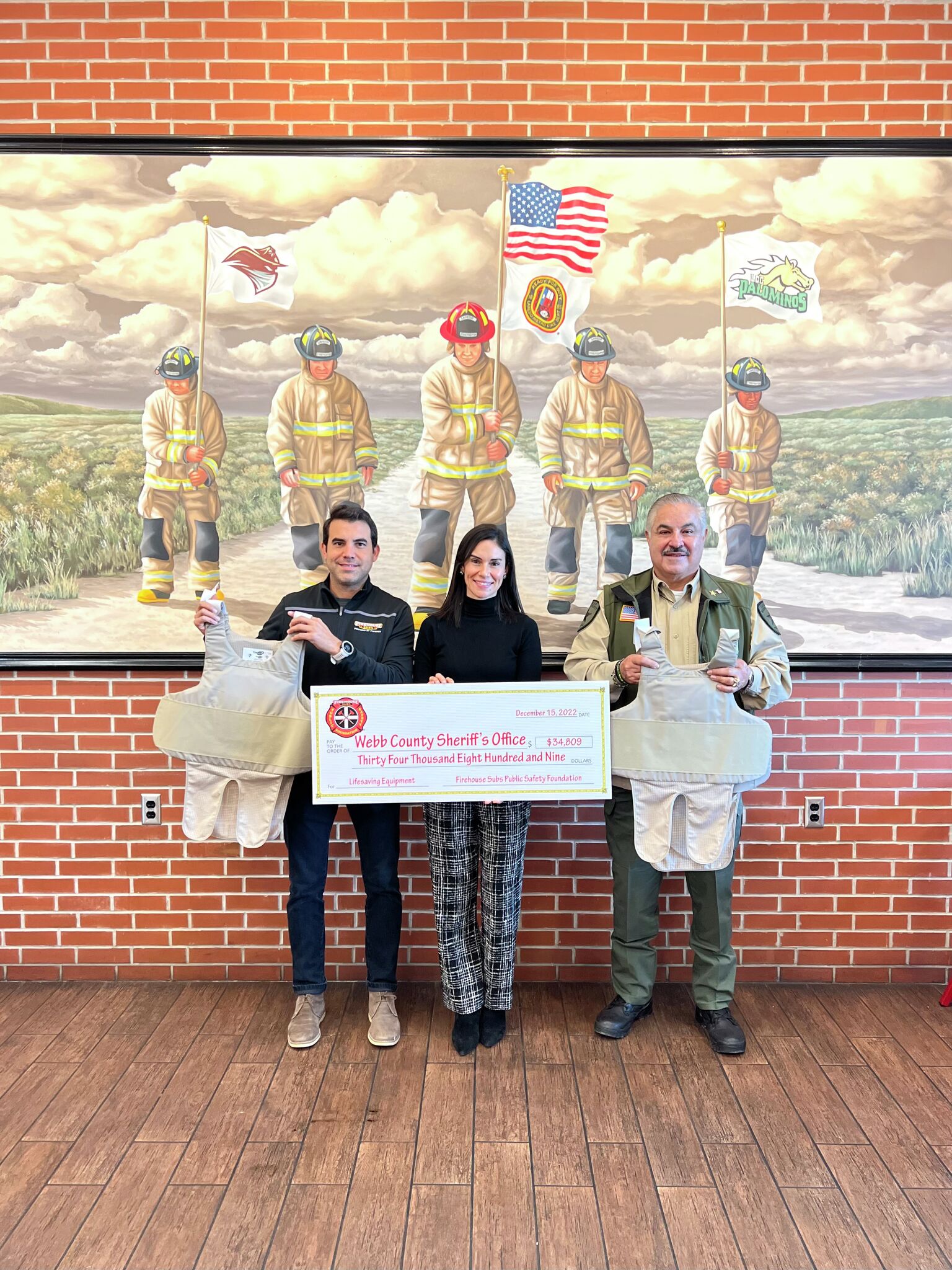 WCSO Receives 35K Grant For Ballistic Vests From Firehouse Subs WCSO Receives 35K Grant For Ballistic Vests From Firehouse Subs