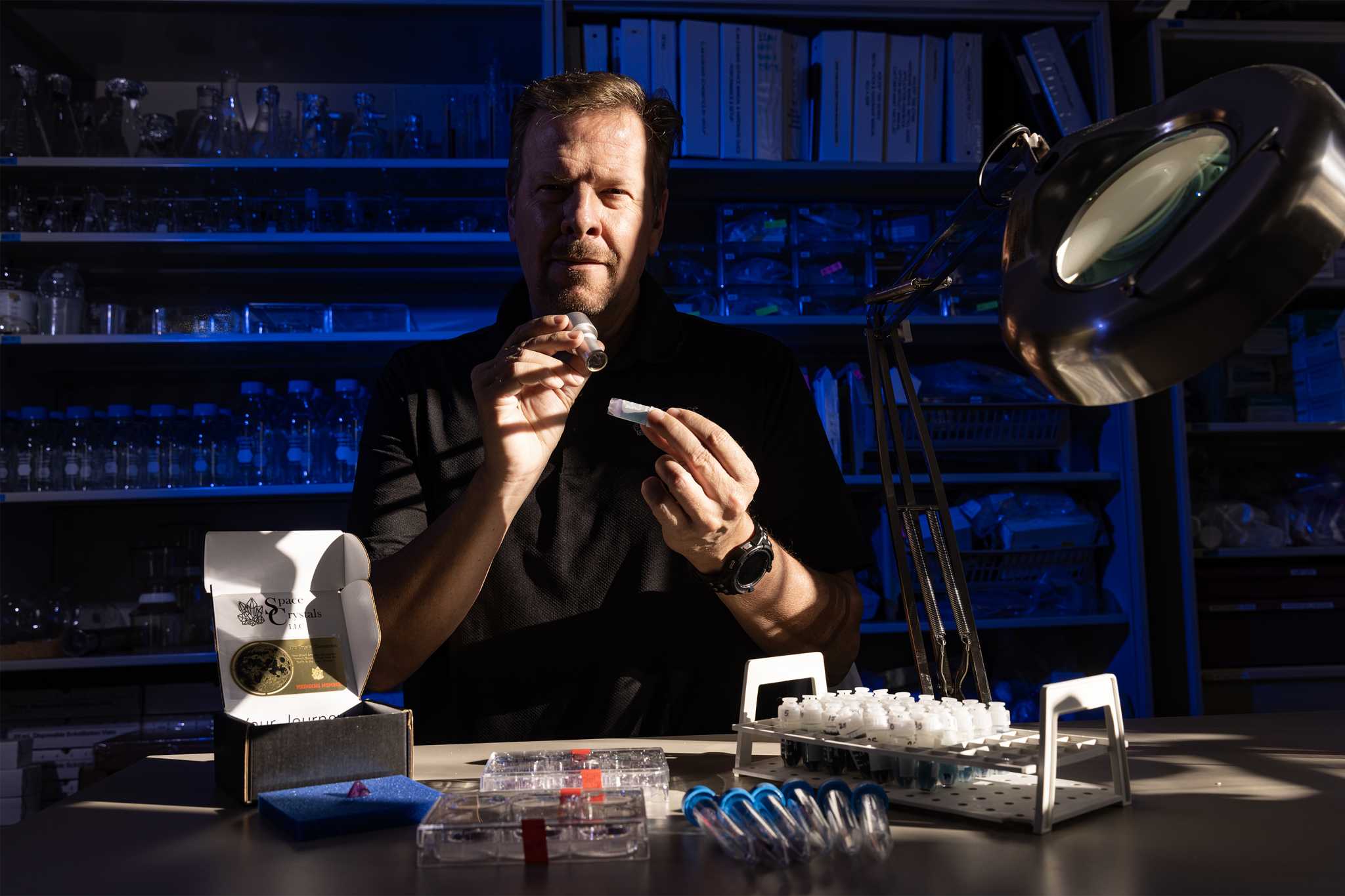 Houston companies send cremated remains, crystallized DNA into space