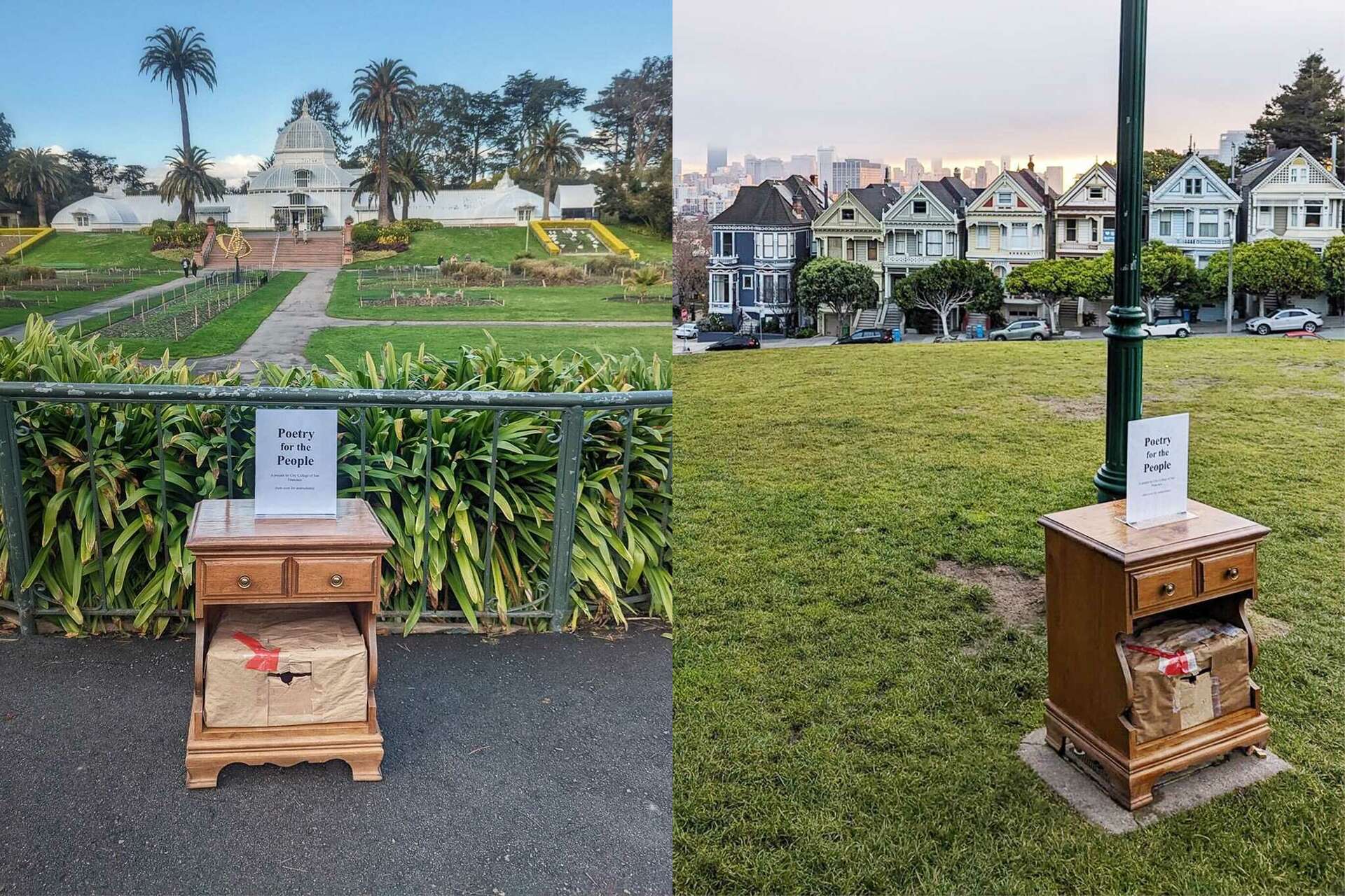 Mysterious nightstand is popping up in San Francisco parks