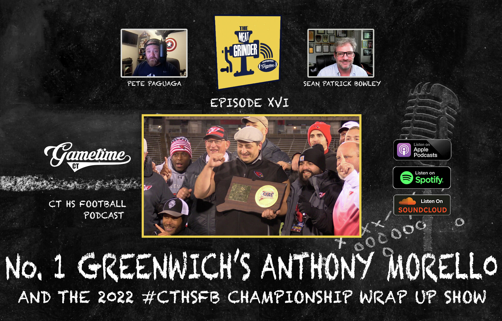 CT high school football podcast with Greenwich Anthony Morello.