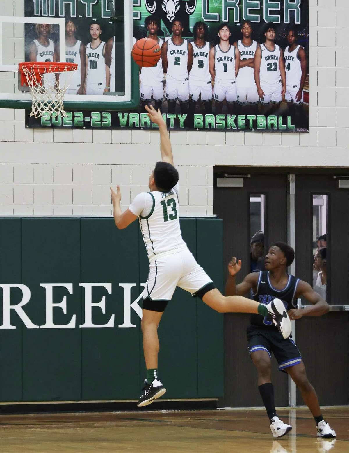 Katy Taylor Mustangs get past Mayde Creek Rams with late bucket