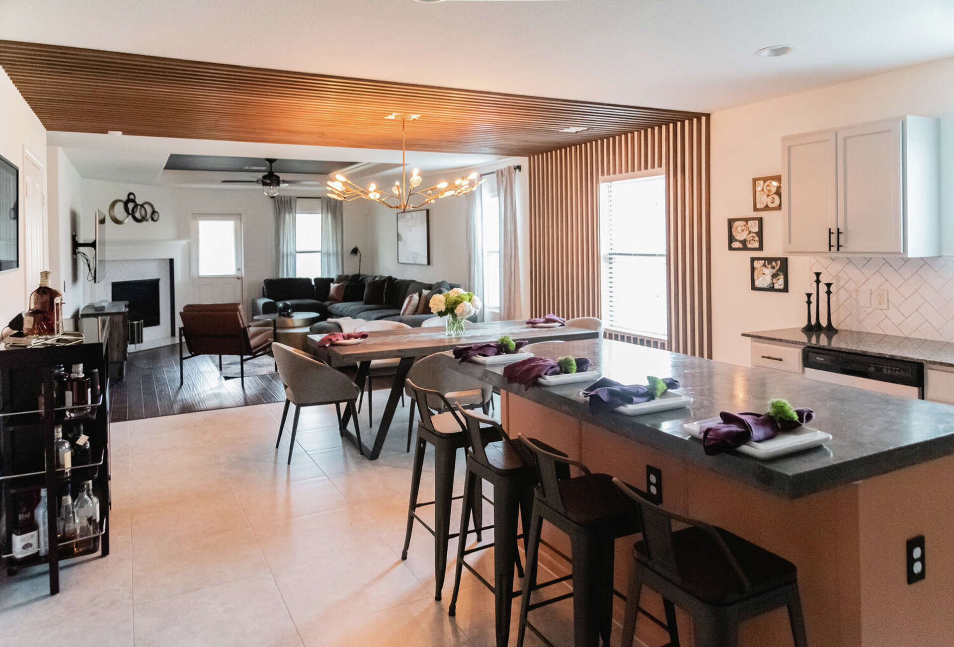Pearland engineer upgrades 'party house' stylish makeover