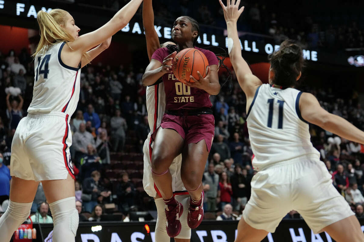UConn women defeat Florida State without Geno Auriemma