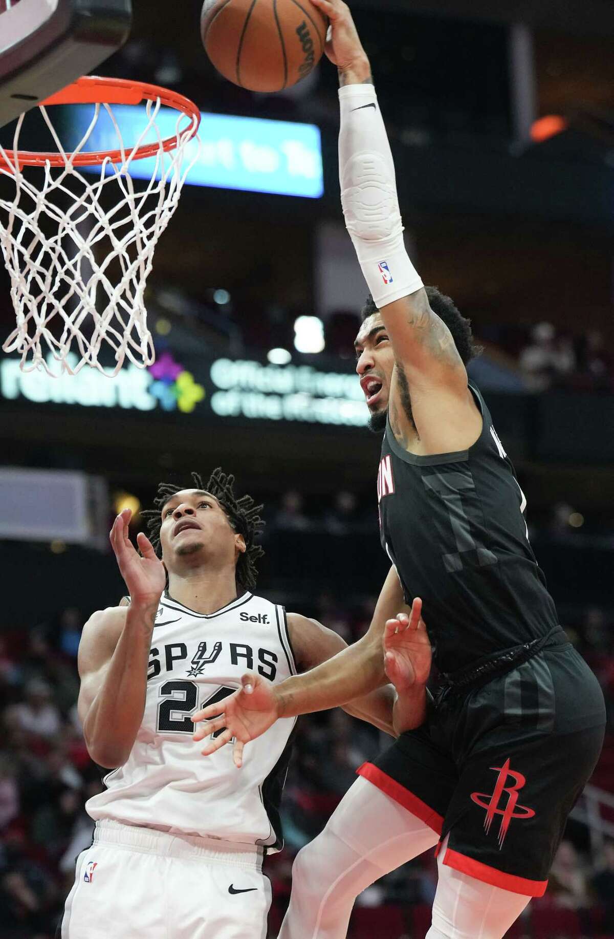 NBA All-Stars: Kenyon Martin a 'proud papa' with K.J. in dunk contest
