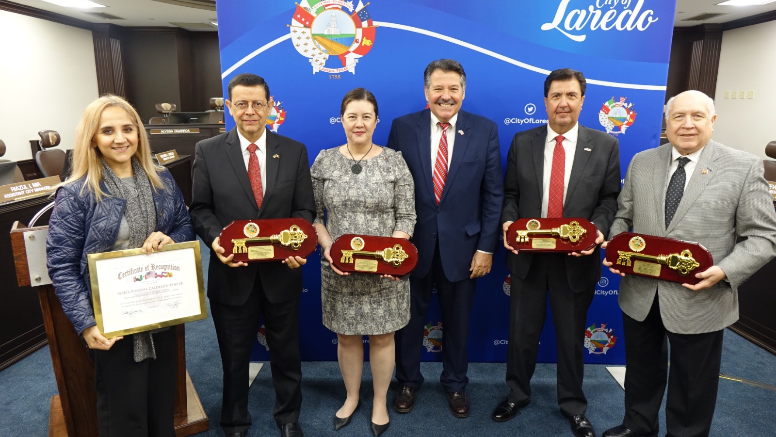 Mayor recognizes members of Laredos Region Binational Group