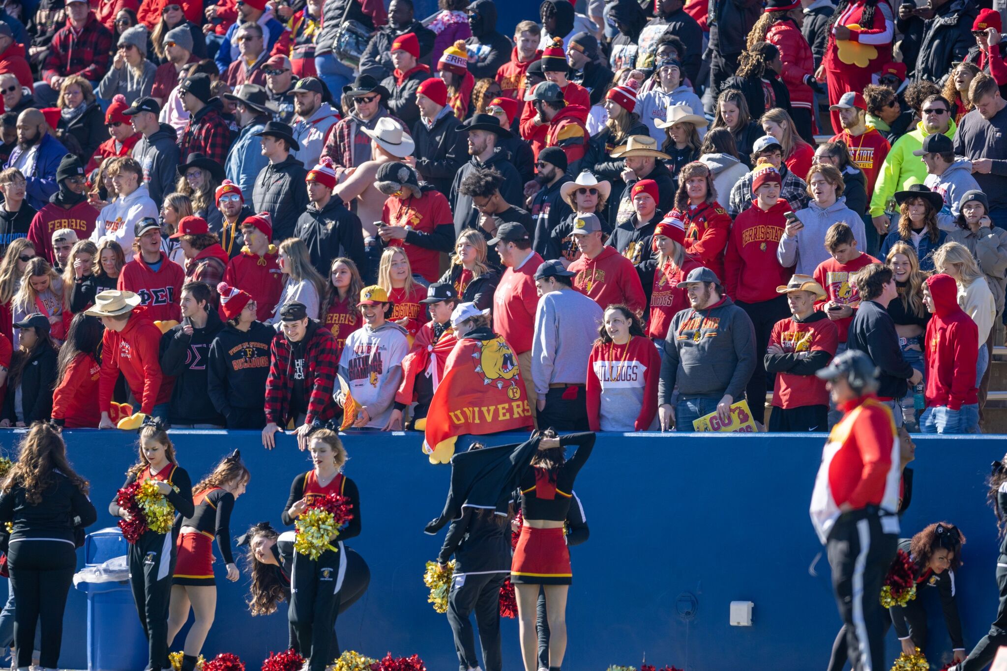 Ferris State football fans talk trip to Texas, celebrating win