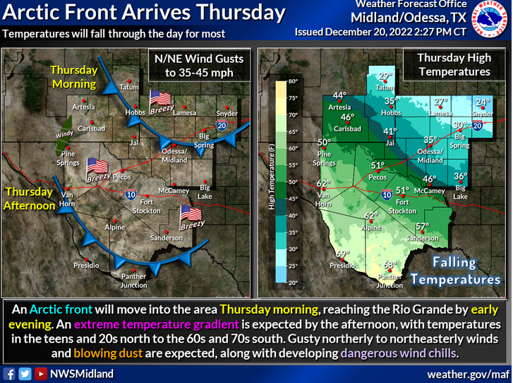 NWS: Dangerously cold weather on its way to Midland