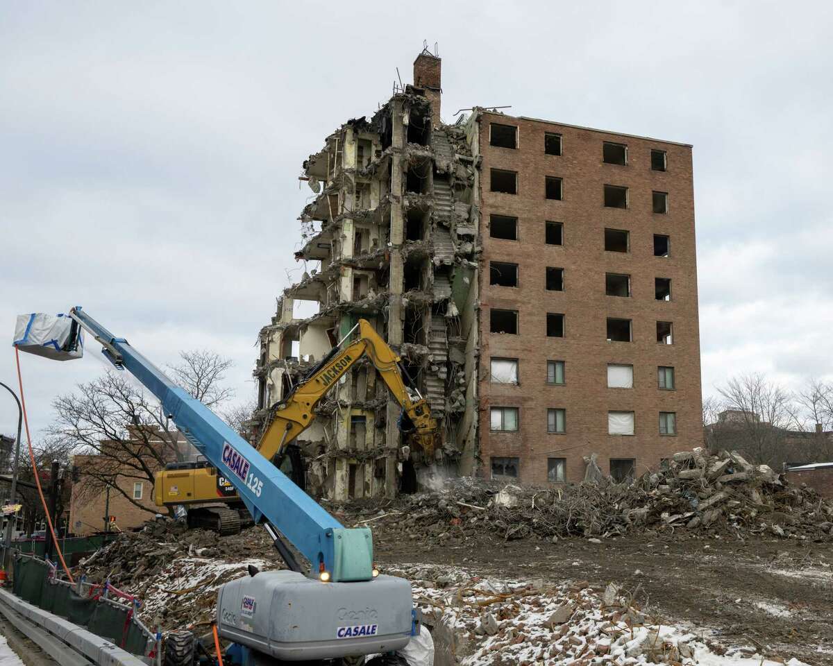 Razing Taylor Apartment towers to improve Troy's Congress Street Bridge ...