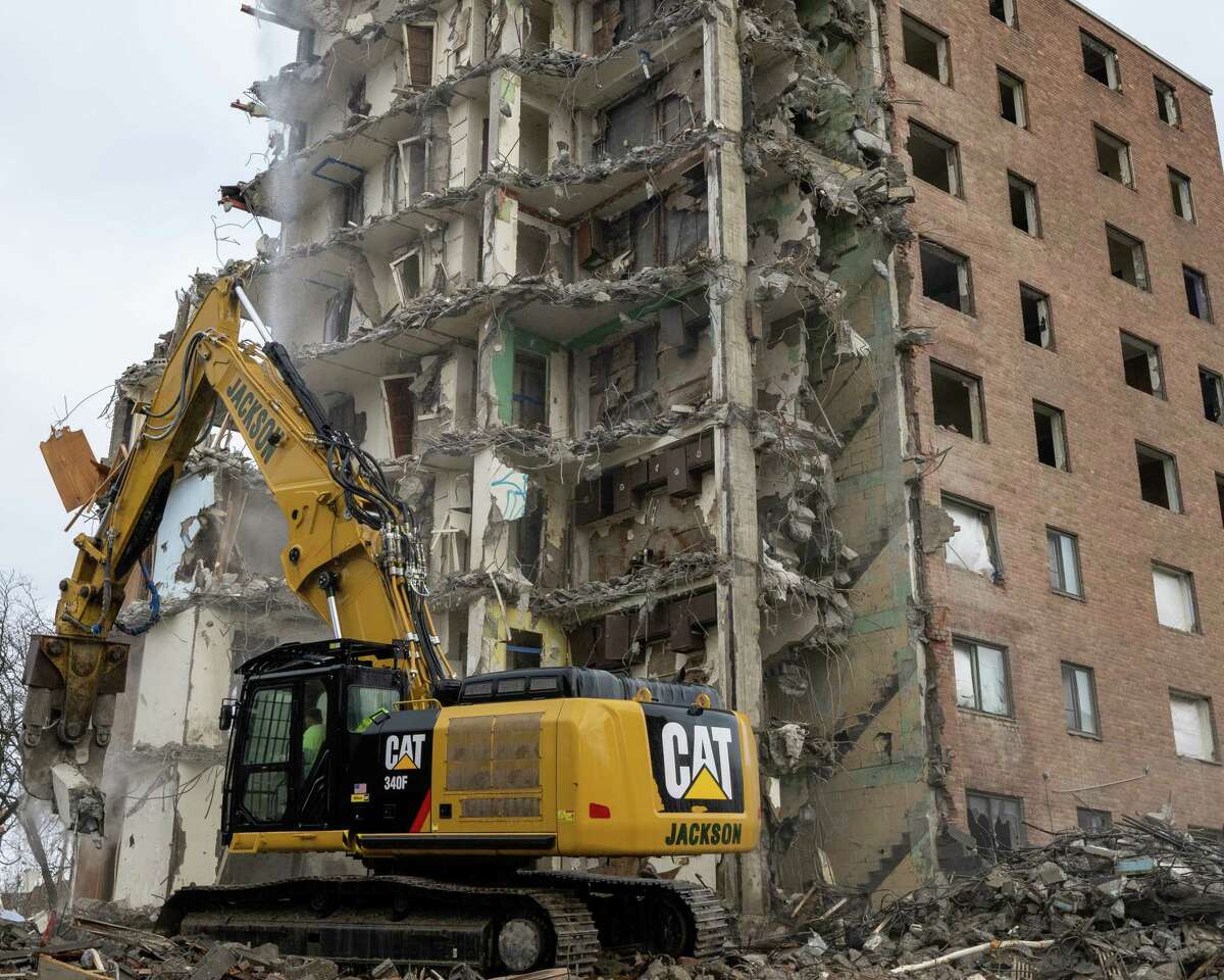 Razing Taylor Apartment towers to improve Troy's Congress Street Bridge ...