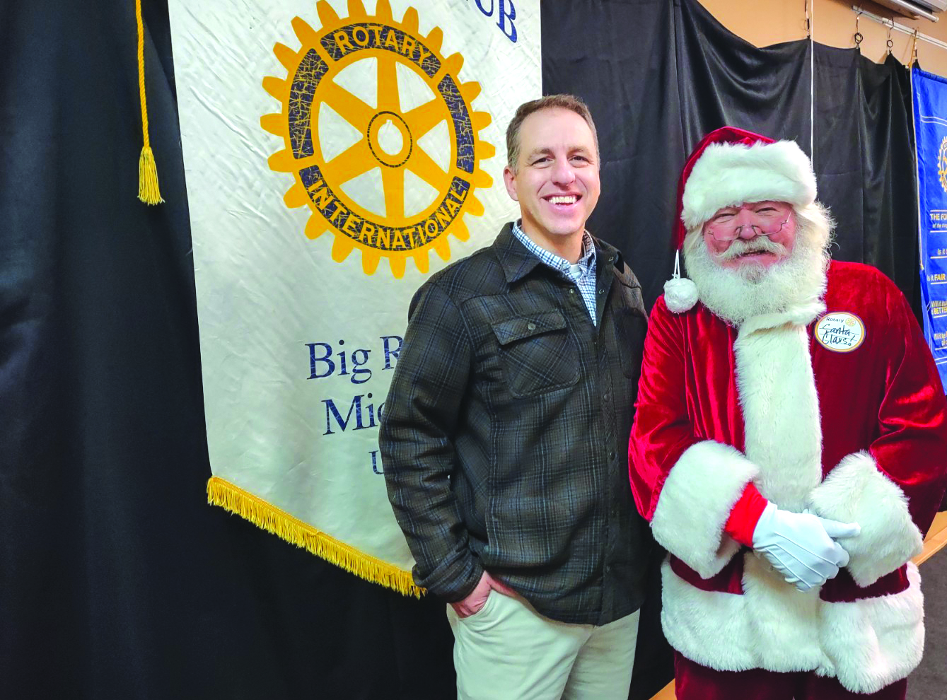 Big Rapids Rotary gets visit from Santa Tuesday