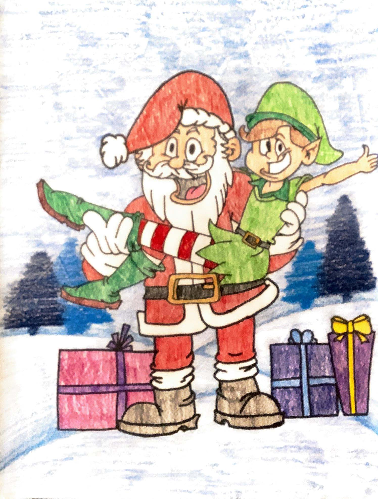 Ubly art students find December Inspirations