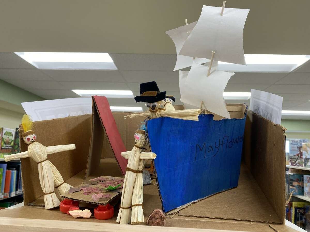 Shelton's Plumb Library transformed into 'Cardboard Kingdom'