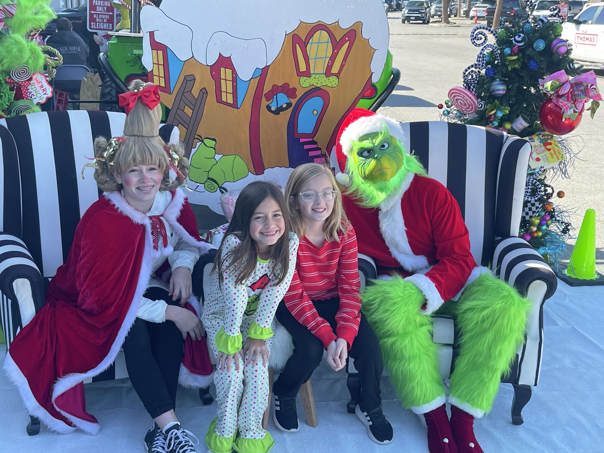 The Grinch fundraises for Safe Place of the Permian Basin, Fix West Texas