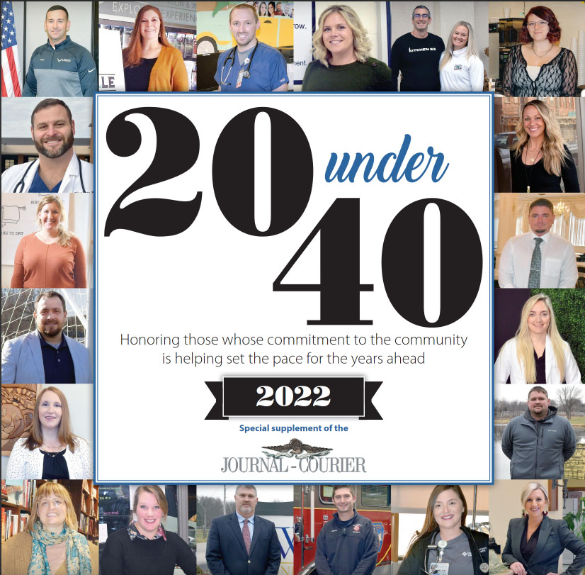 Honoring this year's Journal-Courier reader-chosen 20 Under 40 class