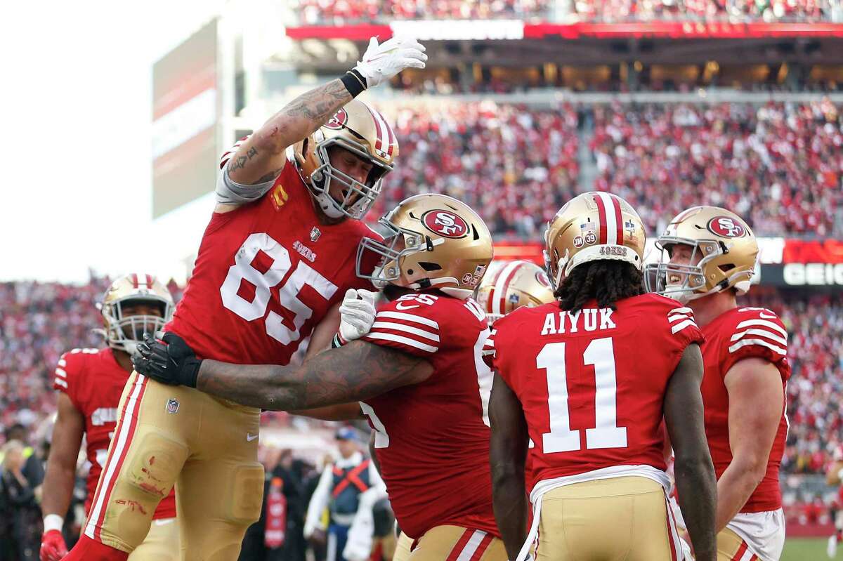 How George Kittle romped to 49ers glory, Christmas hibachi and a stolen TD