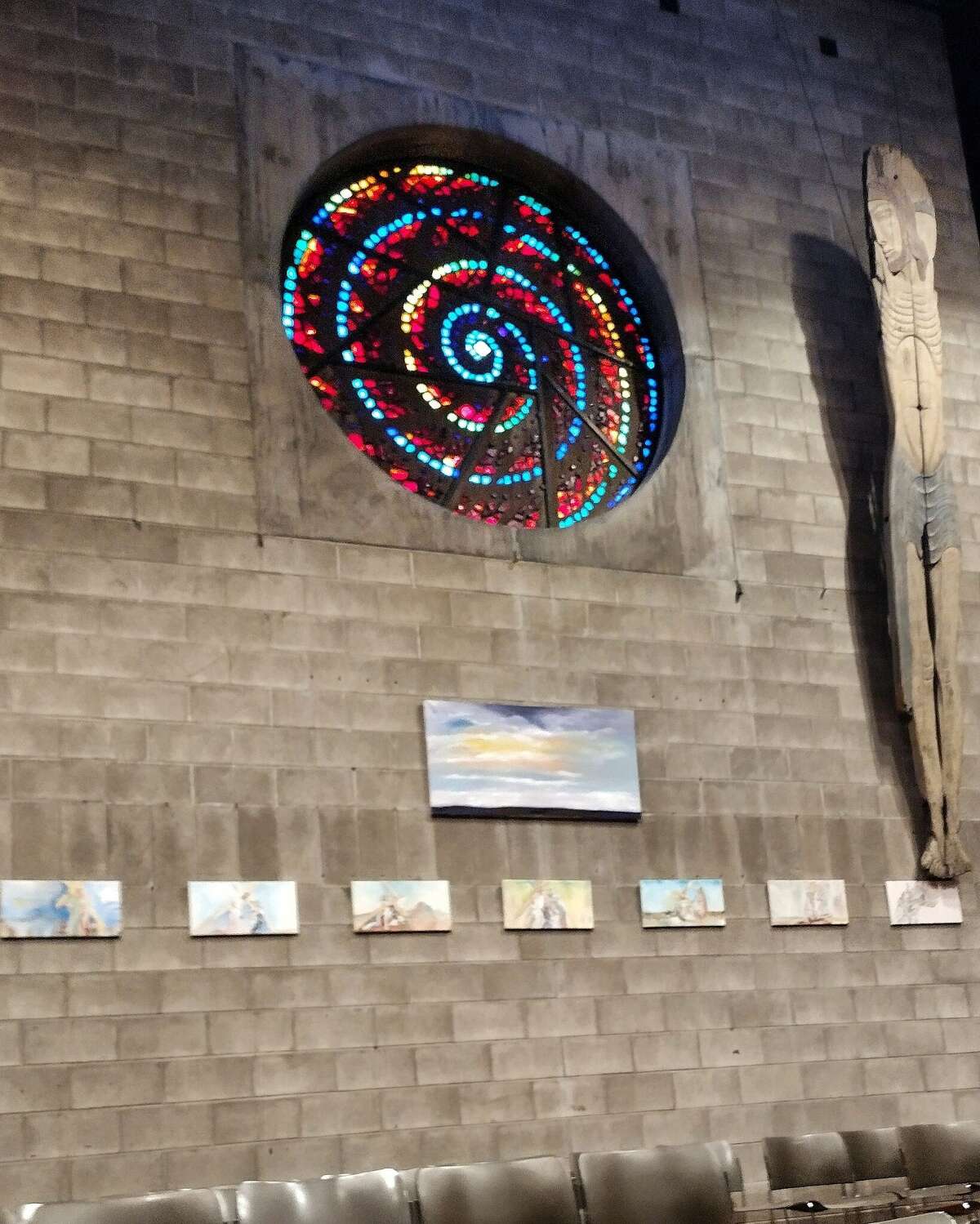 Artist David Carter finds spiritual link in RPI church setting