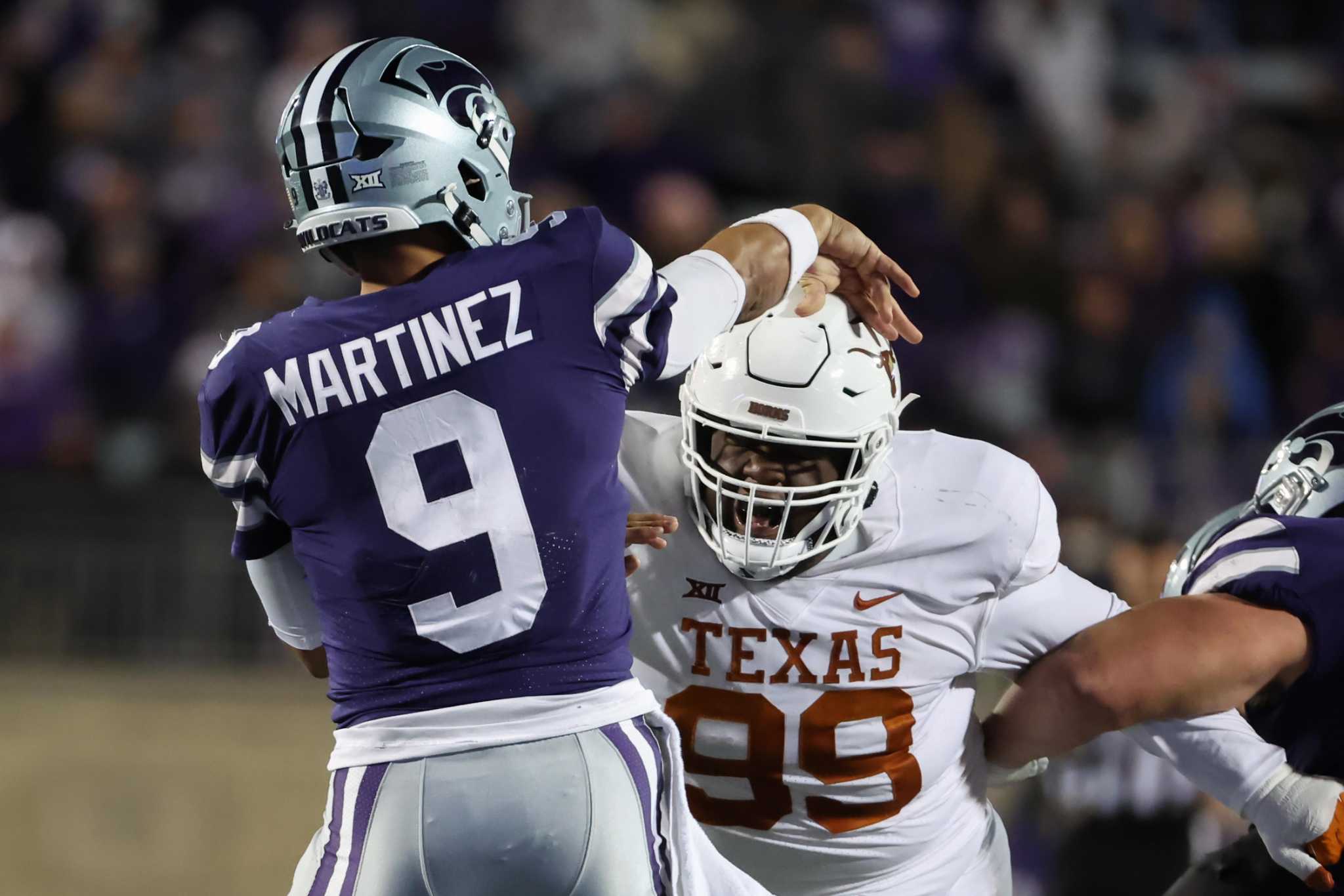 Texas’ defensive line eager to test itself against Washington