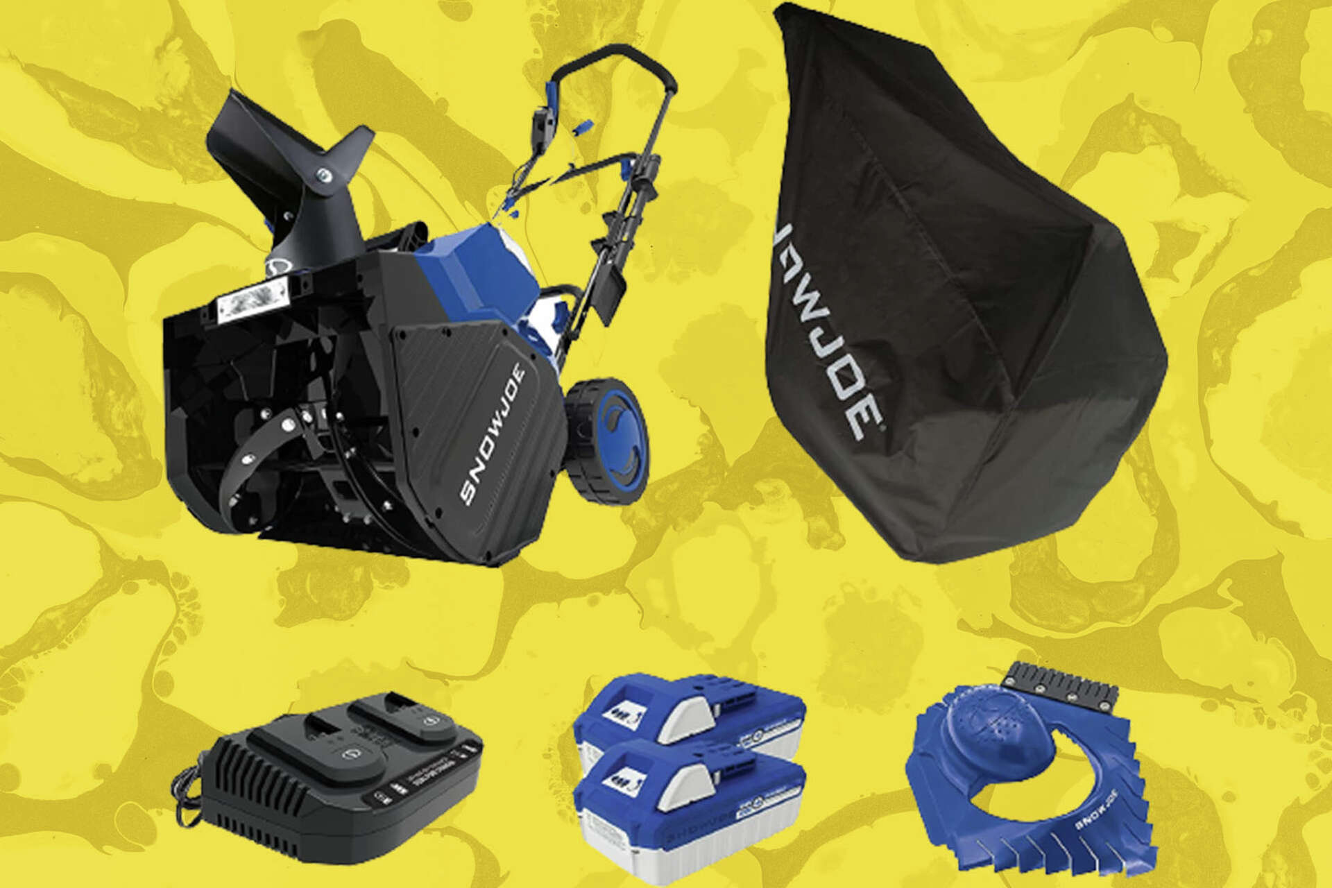 This heavy-duty electric snow blower bundle is over 50% off on Amazon