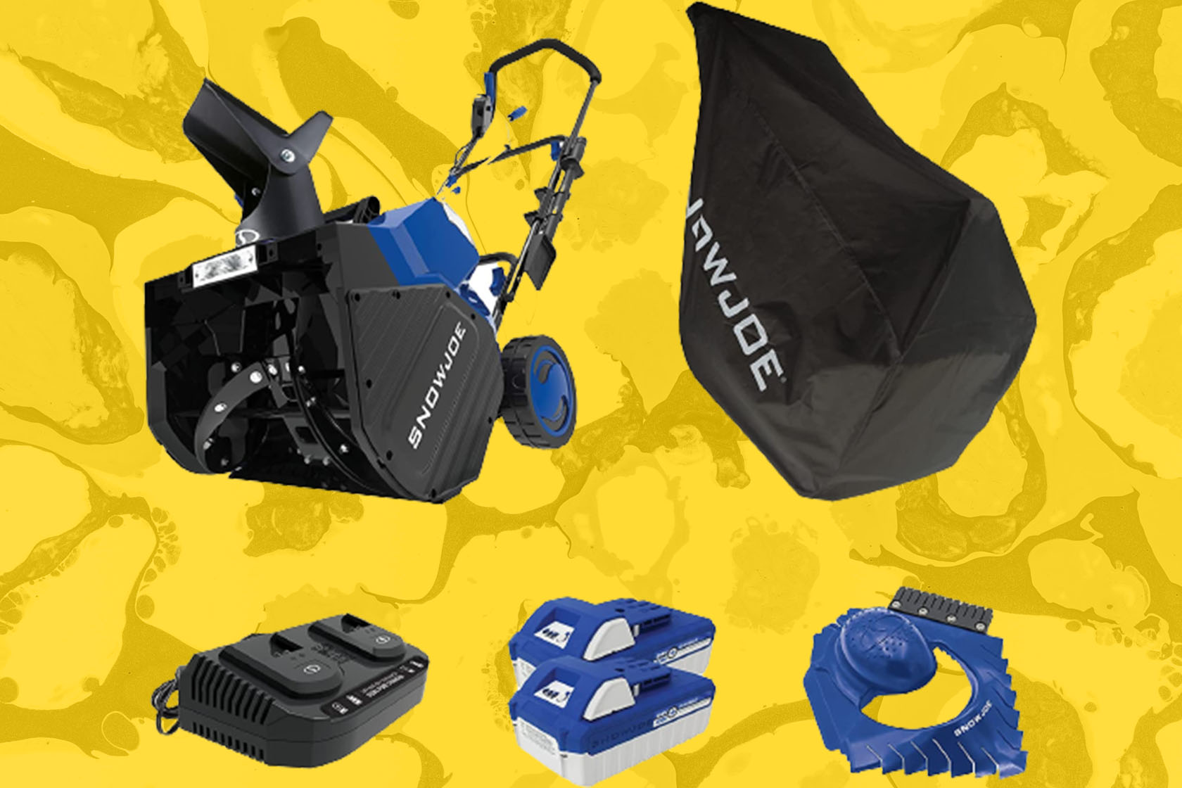 This heavy-duty electric snow blower bundle is over 50% off on Amazon