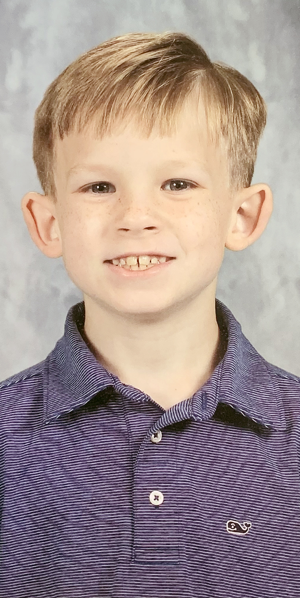 Max Fanning Nelson celebrating his eighth birthday