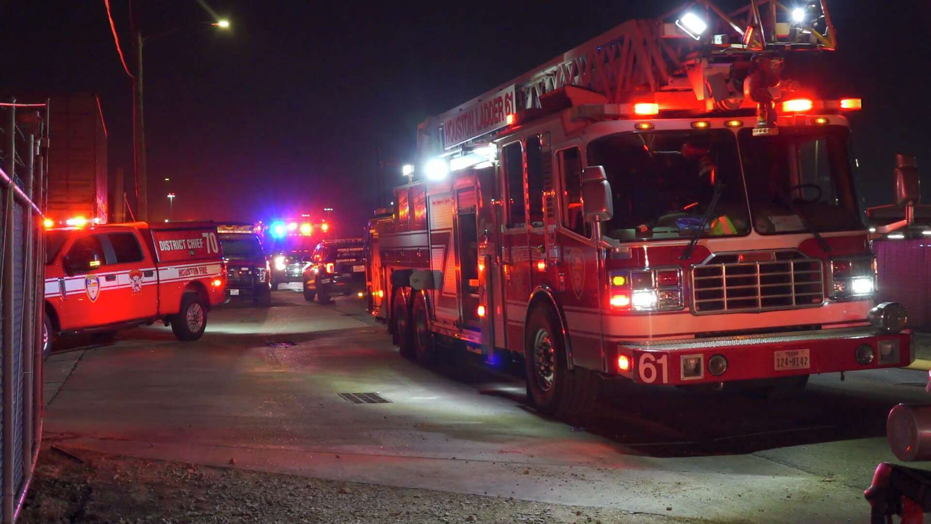 Houston Fire Department investigating possible arson near Hobby