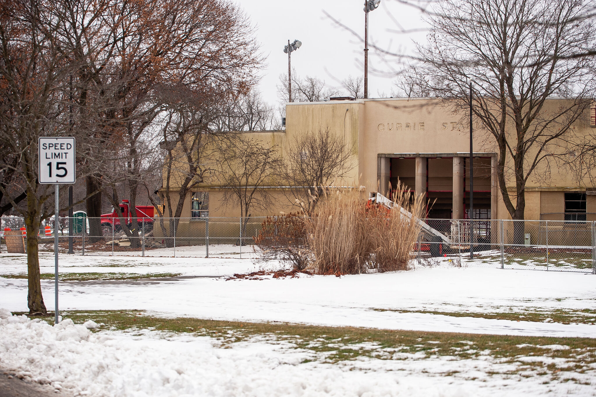 PHOTOS: Currie Stadium demolition begins