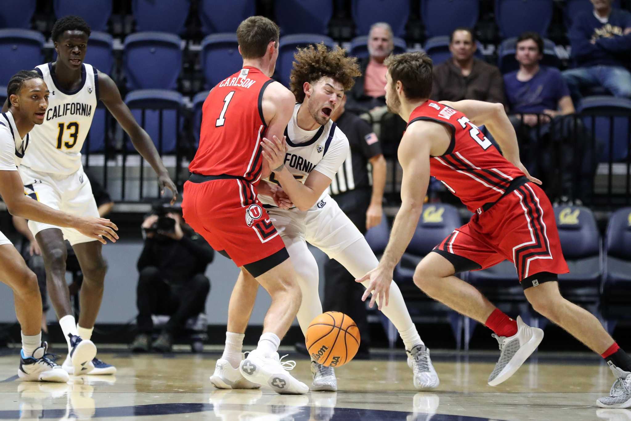 Cal men get dusted by Utah 58-43