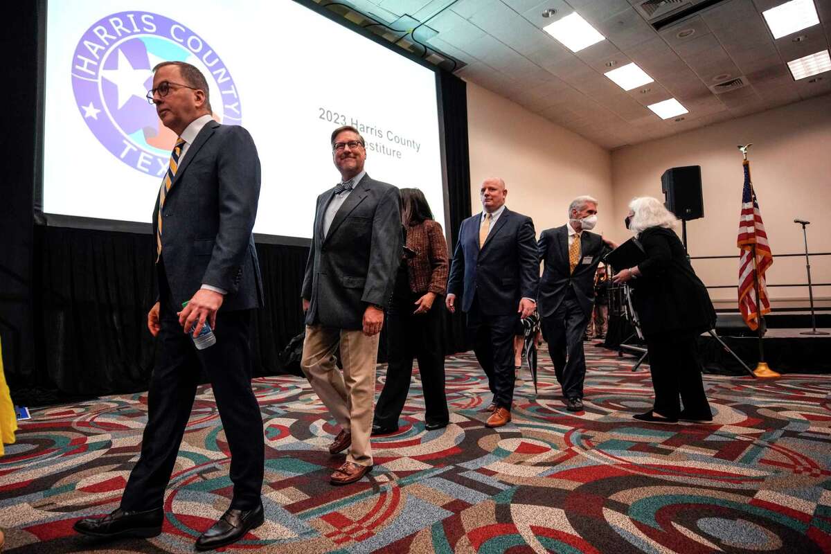 County Judge Lina Hidalgo calls for unity during swearing-in ceremony