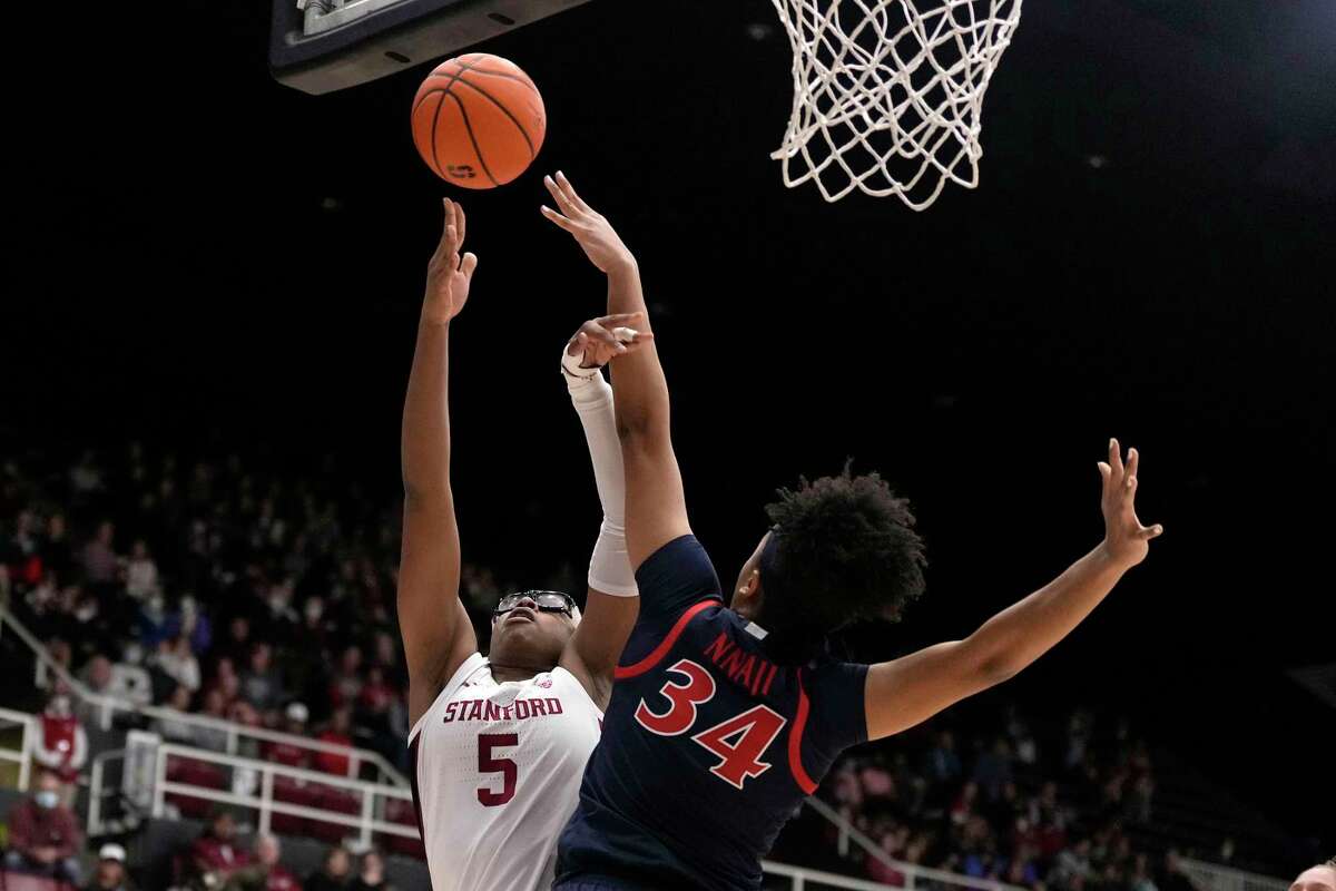 Haley Jones and Fran Belibi carry Stanford women past No. 15 Arizona