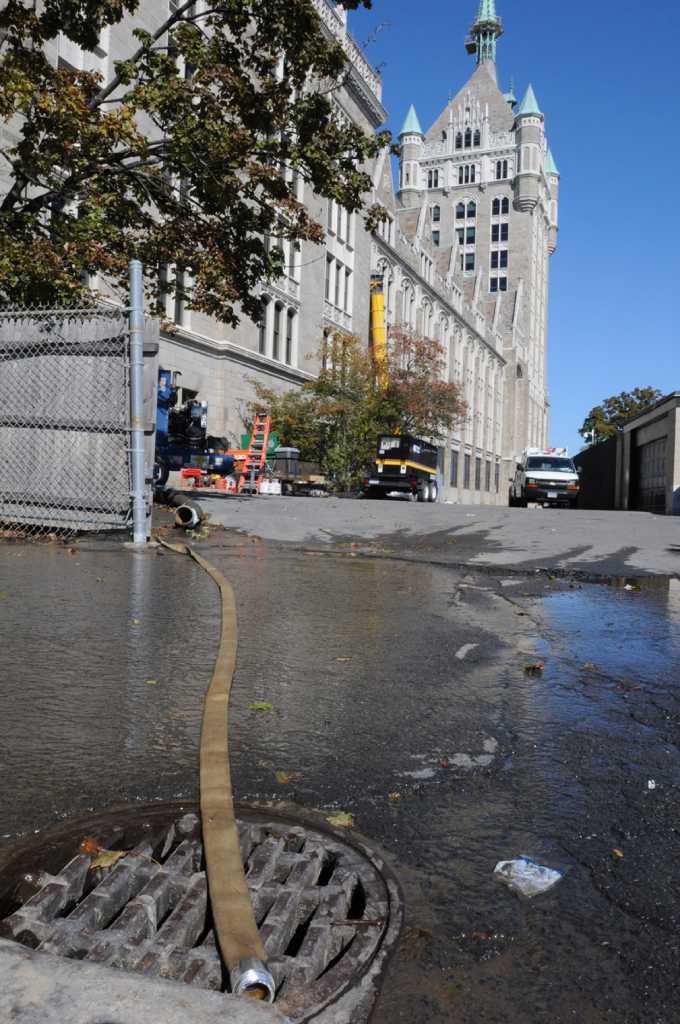 SUNY Central closed by flood