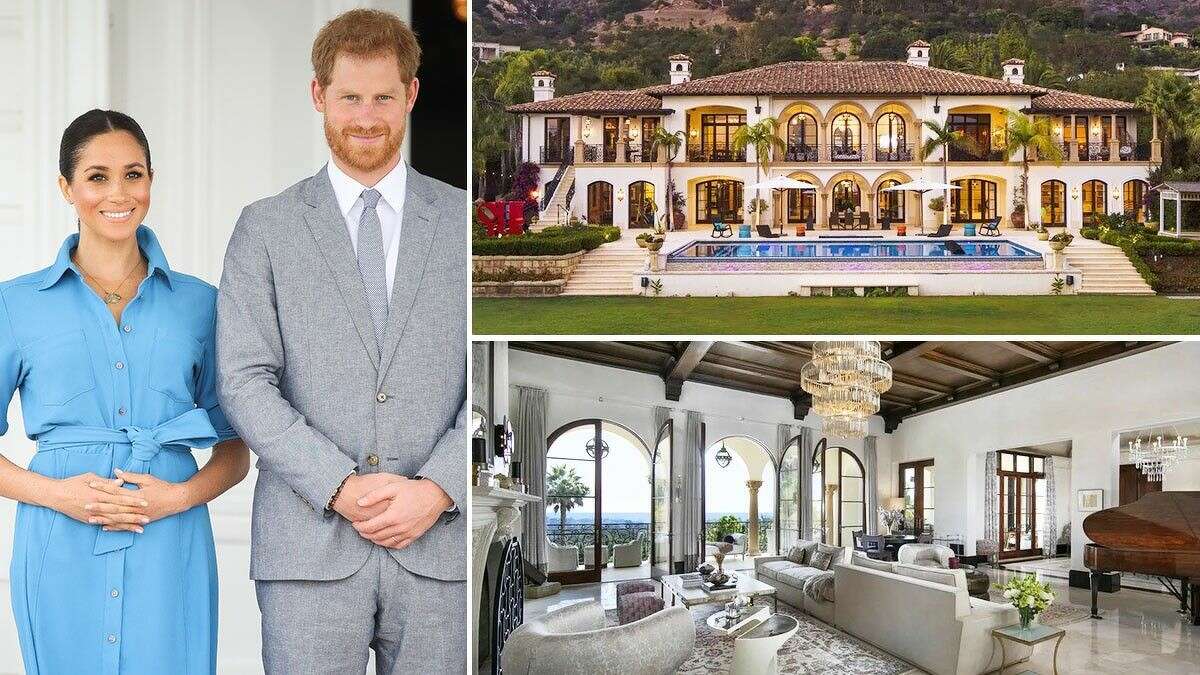 Peek inside the $35M California mansion where Harry and Meghan filmed ...