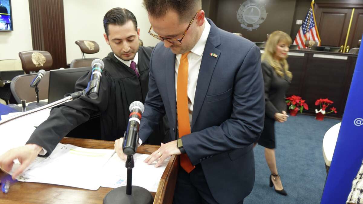 Dr. Tyler King sworn in as next District VI councilmember