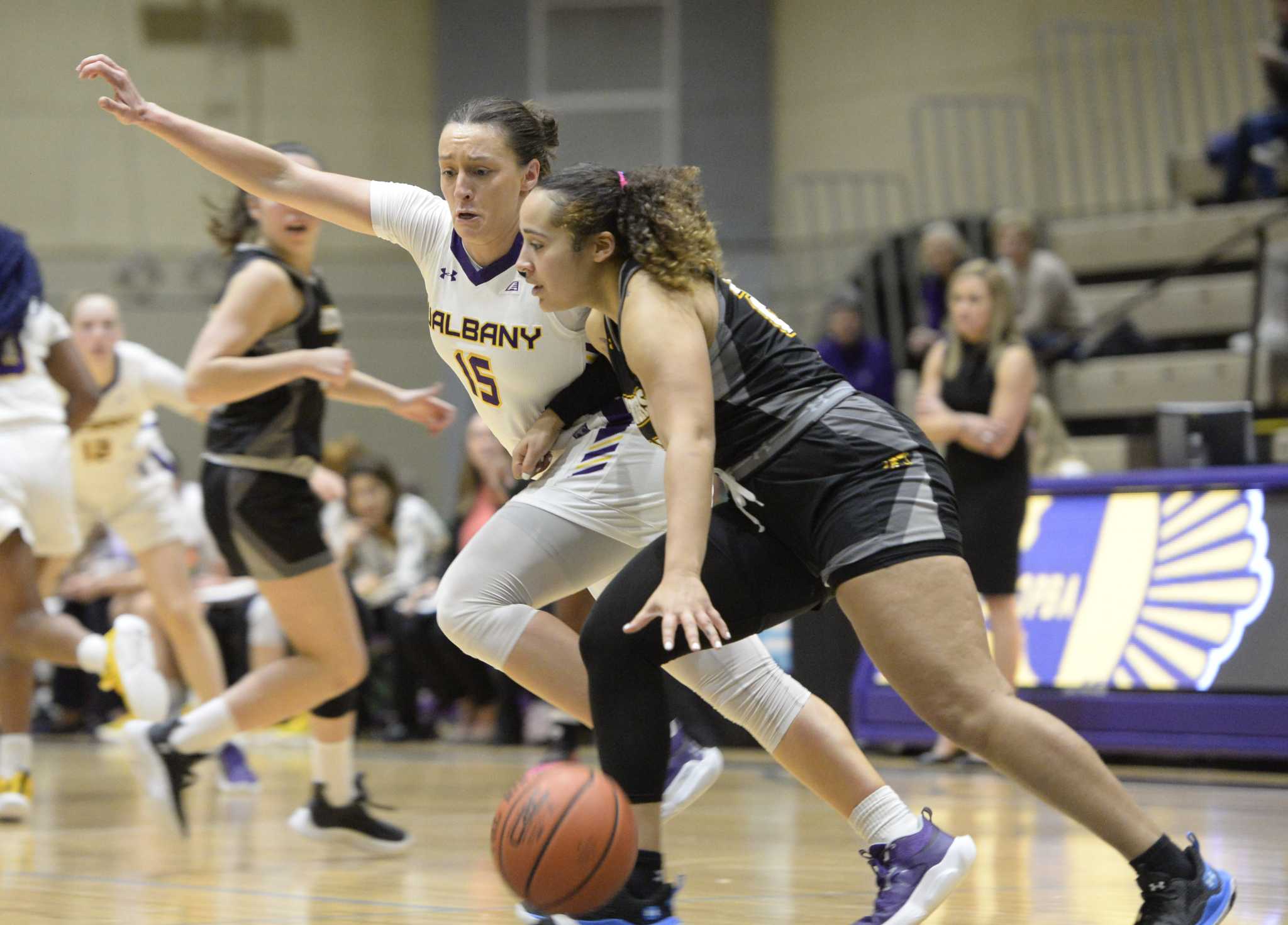 UAlbany women's basketball stays undefeated in America East, tops UMBC