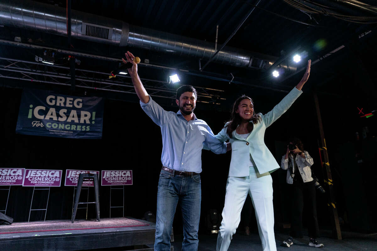 AOC vows to flip Texas with the help of Rep. Greg Casar