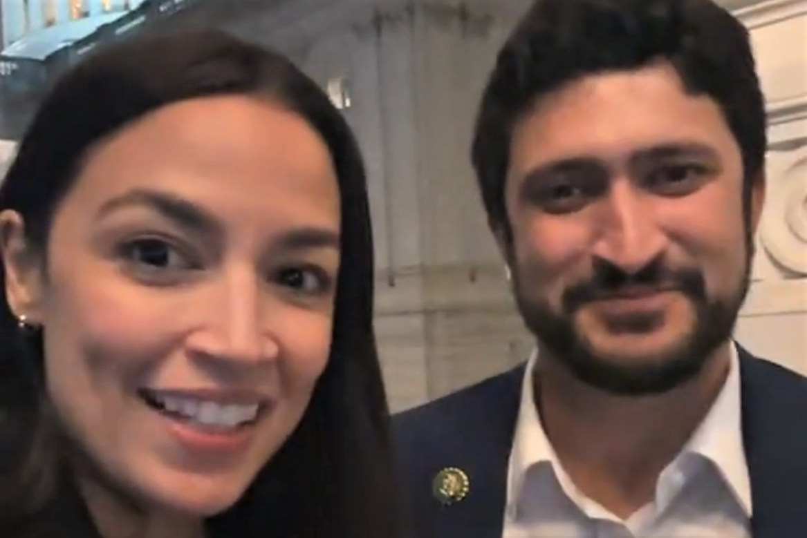 AOC vows to flip Texas with the help of Rep. Greg Casar