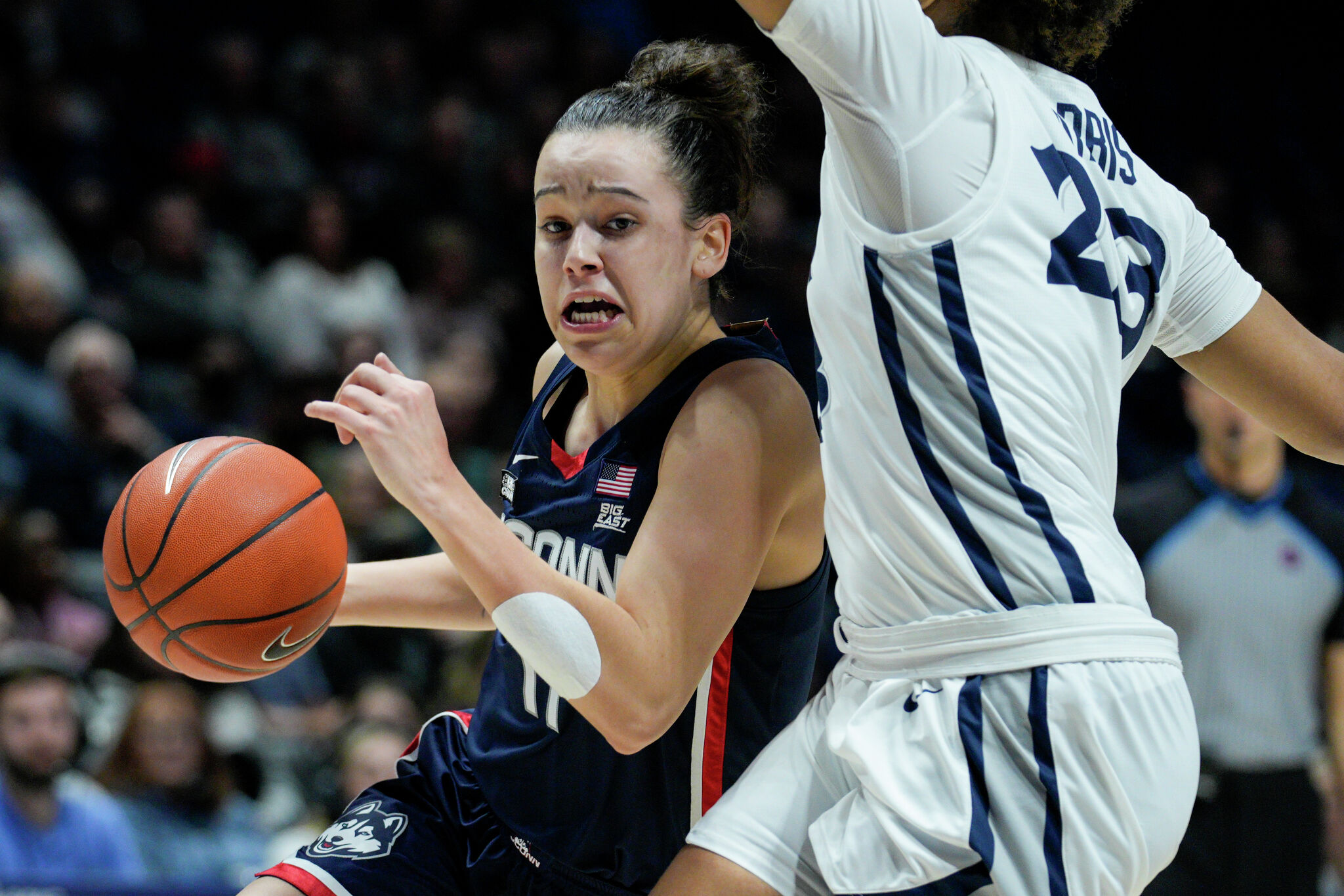 UConn women rout Xavier despite no Aaliyah Edwards