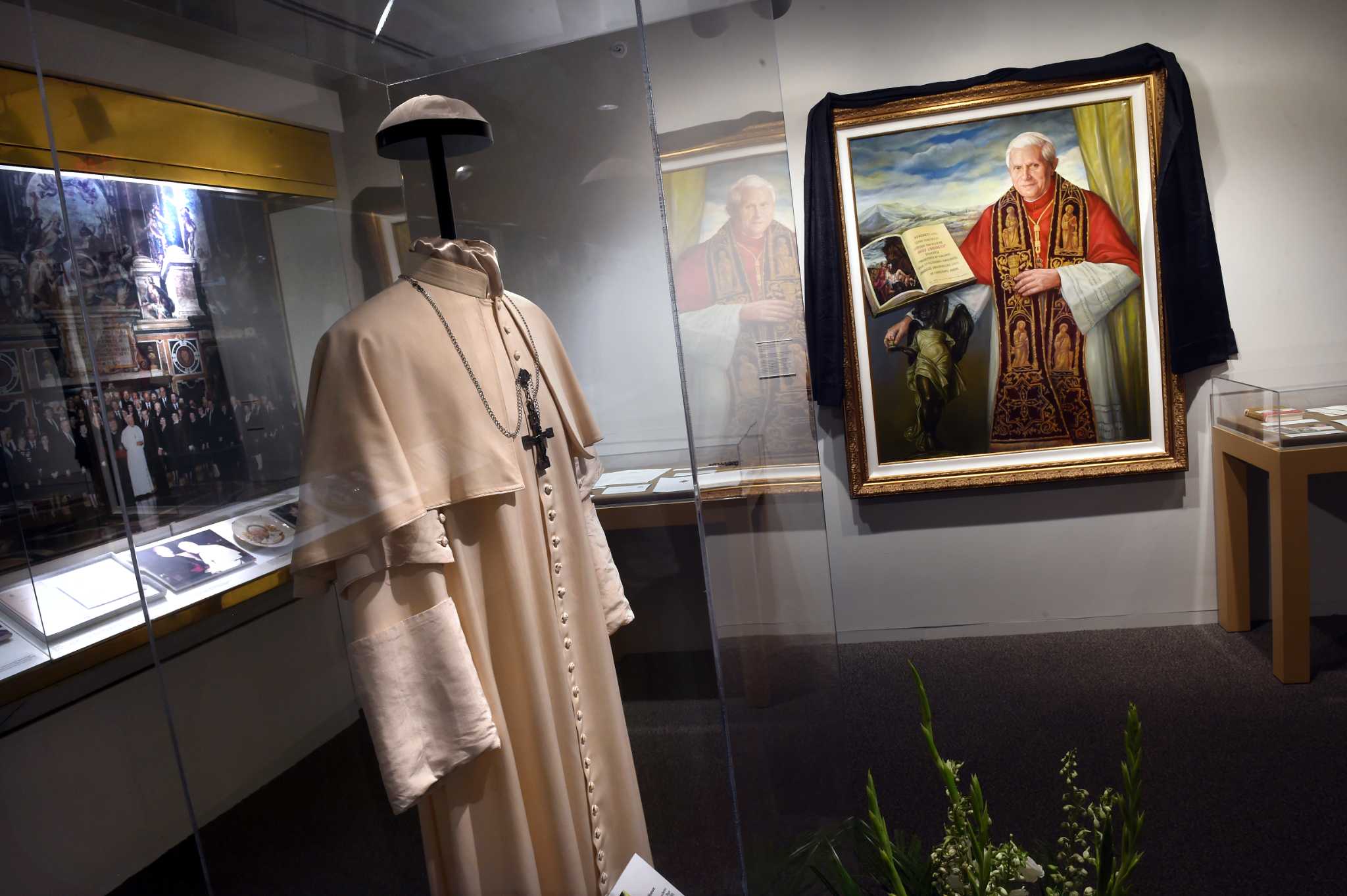 New Haven exhibit showcases life of Pope Benedict, his ties to US