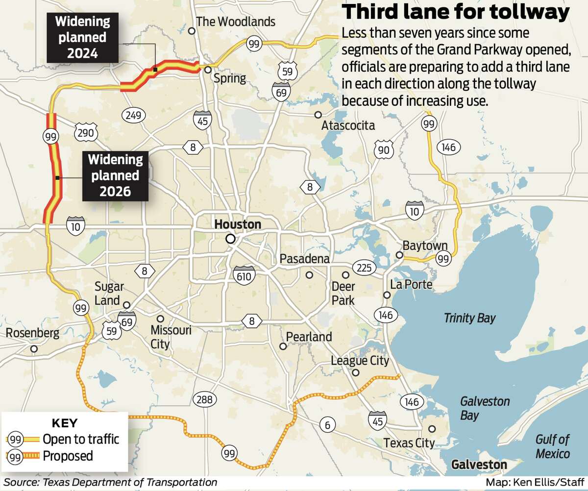 TxDOT plans Grand Parkway expansion near U.S. 290, Texas 249