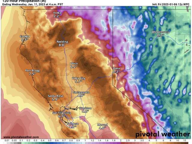 California gets more atmospheric river storms. Here’s a timeline