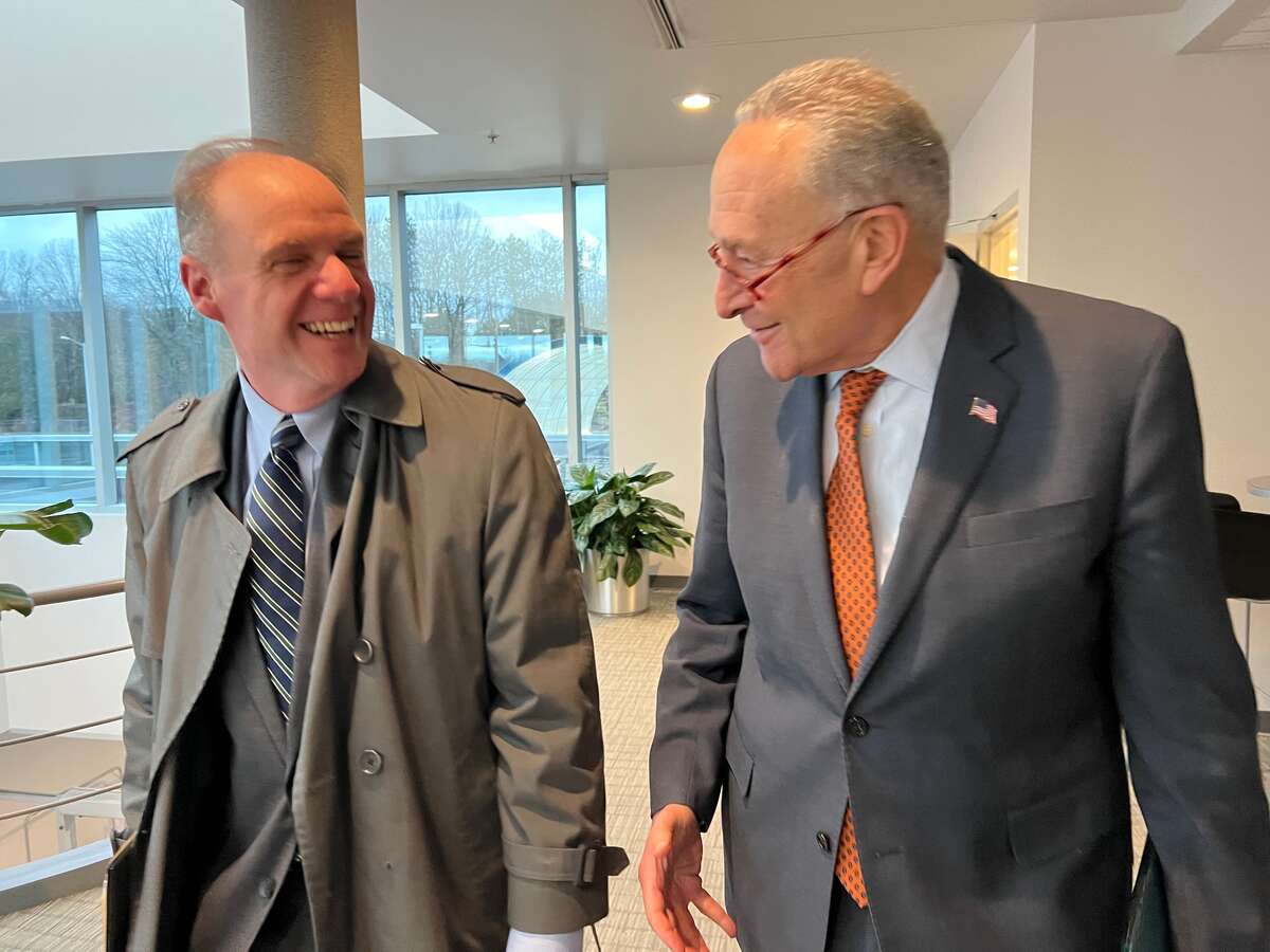Schumer is NY's longest-tenured Senator. Steve Mann's been with him the ...