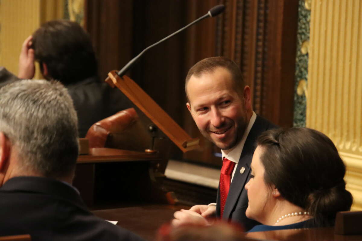 Michigan State Reps. Bierlein and Alexander attend first session