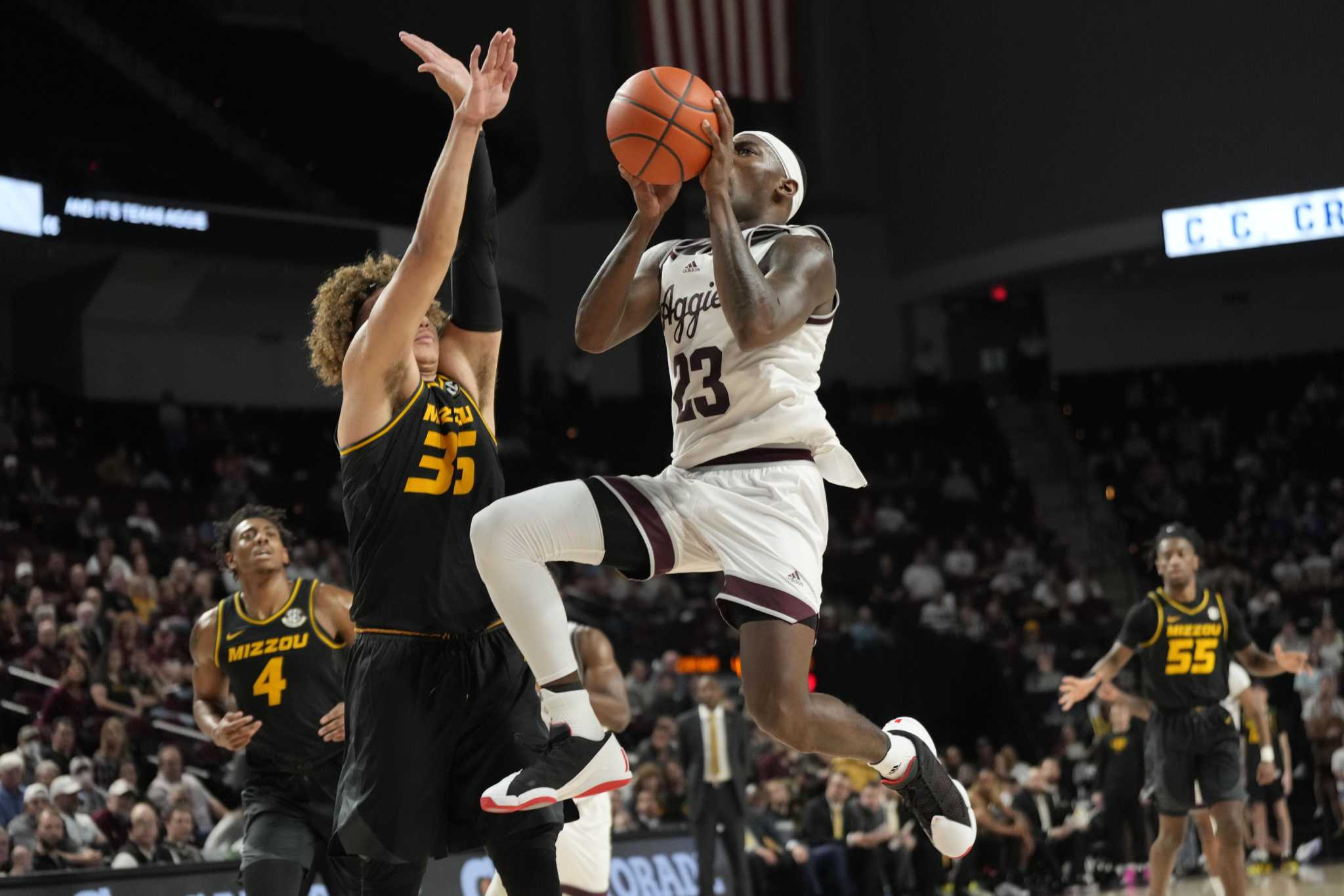 Tyrece Radford leads Texas A&M to upset over No. 20 Missouri