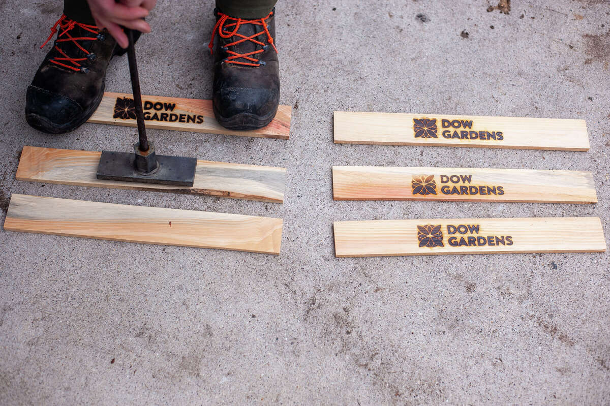 Midland arborist repurposes wood at Dow Gardens